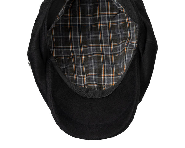 Paper Boy Cap | Silk Finish Wool - The Hattery